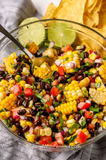 Black Bean and Corn Salsa (Quick & Easy!) - Spend With Pennies