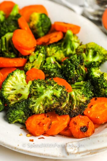 Roasted Broccoli and Carrots (Fresh & Flavorful!) - Spend With Pennies