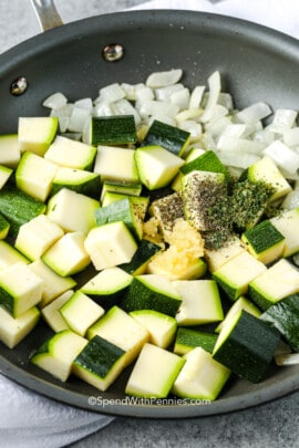 Sauteed Zucchini and Tomatoes (30 Minute Meal!) - Spend With Pennies