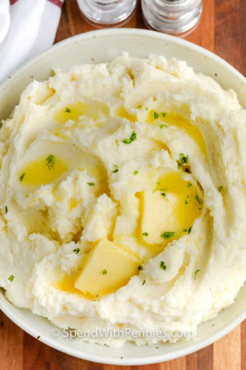 Cream Cheese Mashed Potatoes (Make-Ahead!) - Spend With Pennies