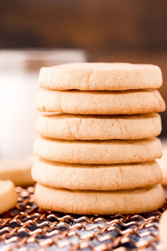 Slice & Bake Butter Cookies (icebox cookies) (6 Ingredients!) - Spend ...