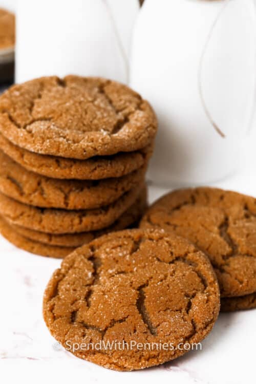 Molasses Cookies (Ready in 30 Minutes!) - Spend With Pennies