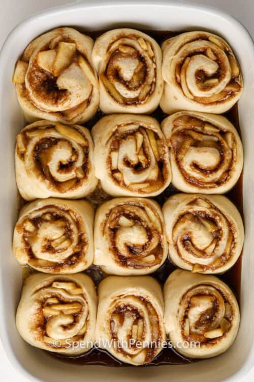 Easy Apple Cinnamon Rolls
