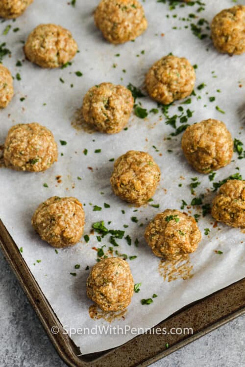 Juicy Chicken Meatballs - Spend With Pennies