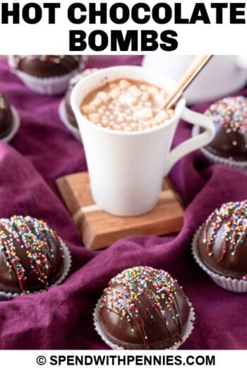 Hot Chocolate Bombs (With Marshmallows!) - Spend With Pennies