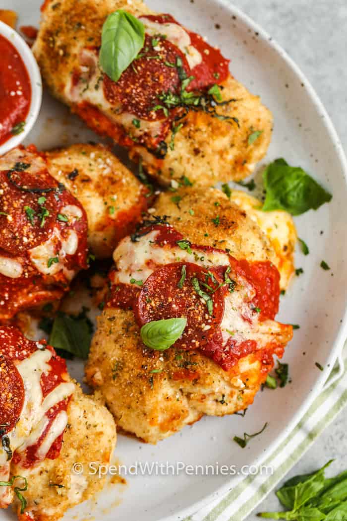 Oven Baked Chicken Cordon Bleu - Spend With Pennies