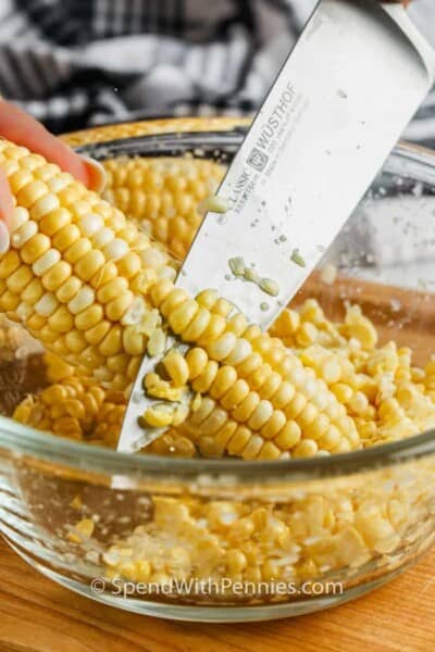 How to Cut Corn Off the Cob