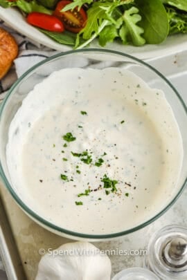 Creamy Garlic Dressing
