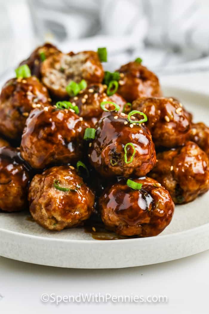 Hoisin Glazed Meatballs