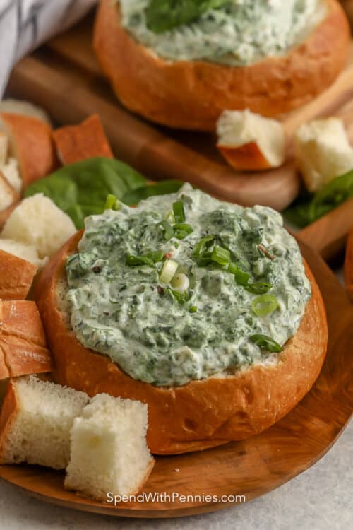 Easy Spinach Dip - Spend With Pennies