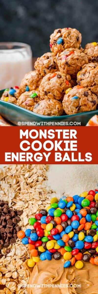No Bake Monster Energy Balls