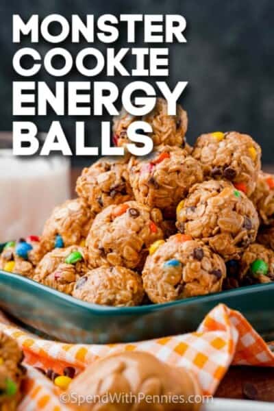 No Bake Monster Energy Balls