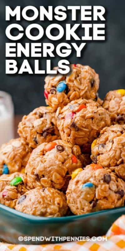 No Bake Monster Energy Balls