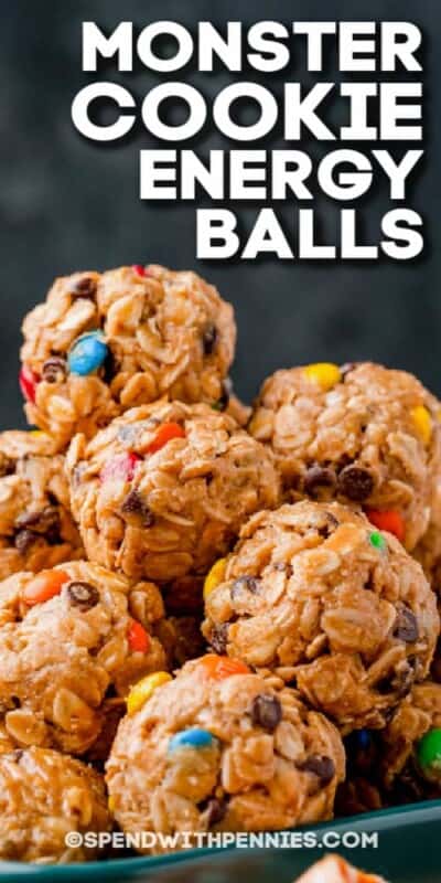 No Bake Monster Energy Balls