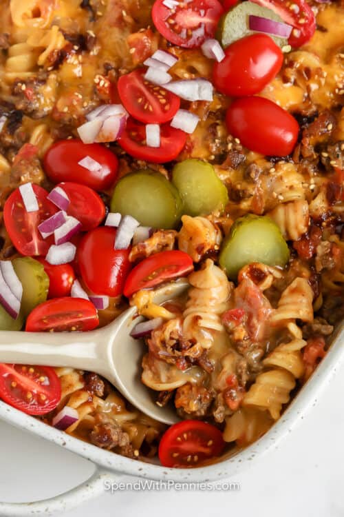 Cheeseburger Casserole