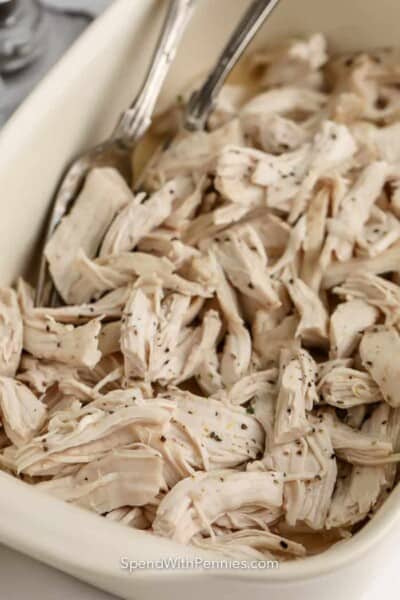 How to Make Shredded Chicken (easy!!) - Spend With Pennies