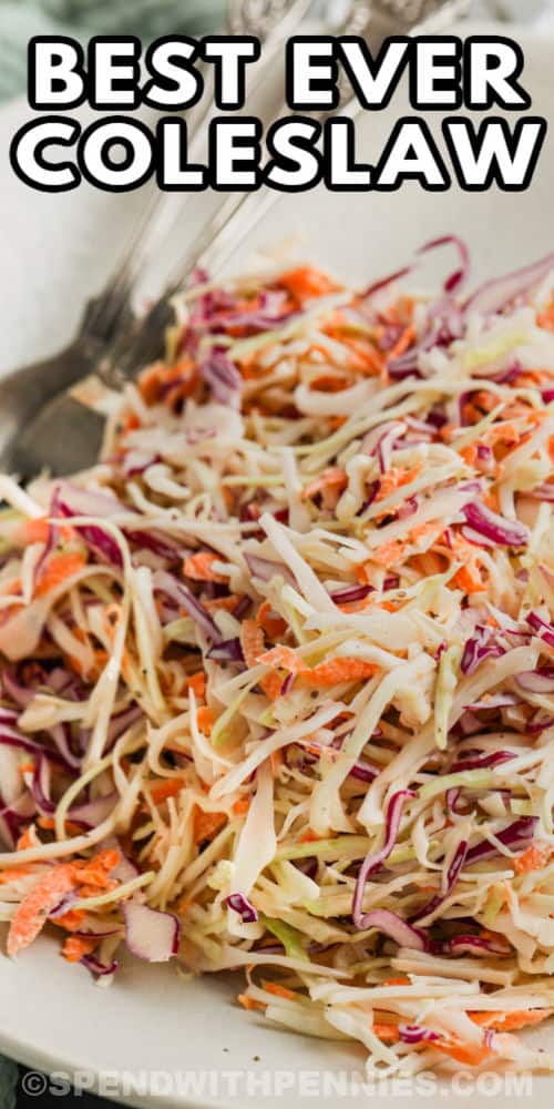 The Best Coleslaw Recipe - Spend with Pennies