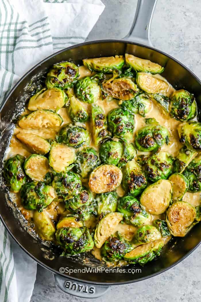 Creamy Brussels Sprouts