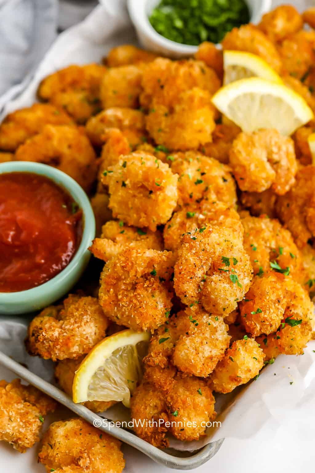 Crispy Popcorn Shrimp