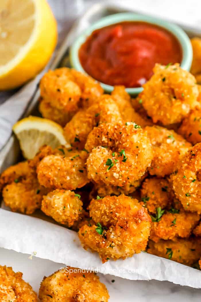 Crispy Popcorn Shrimp