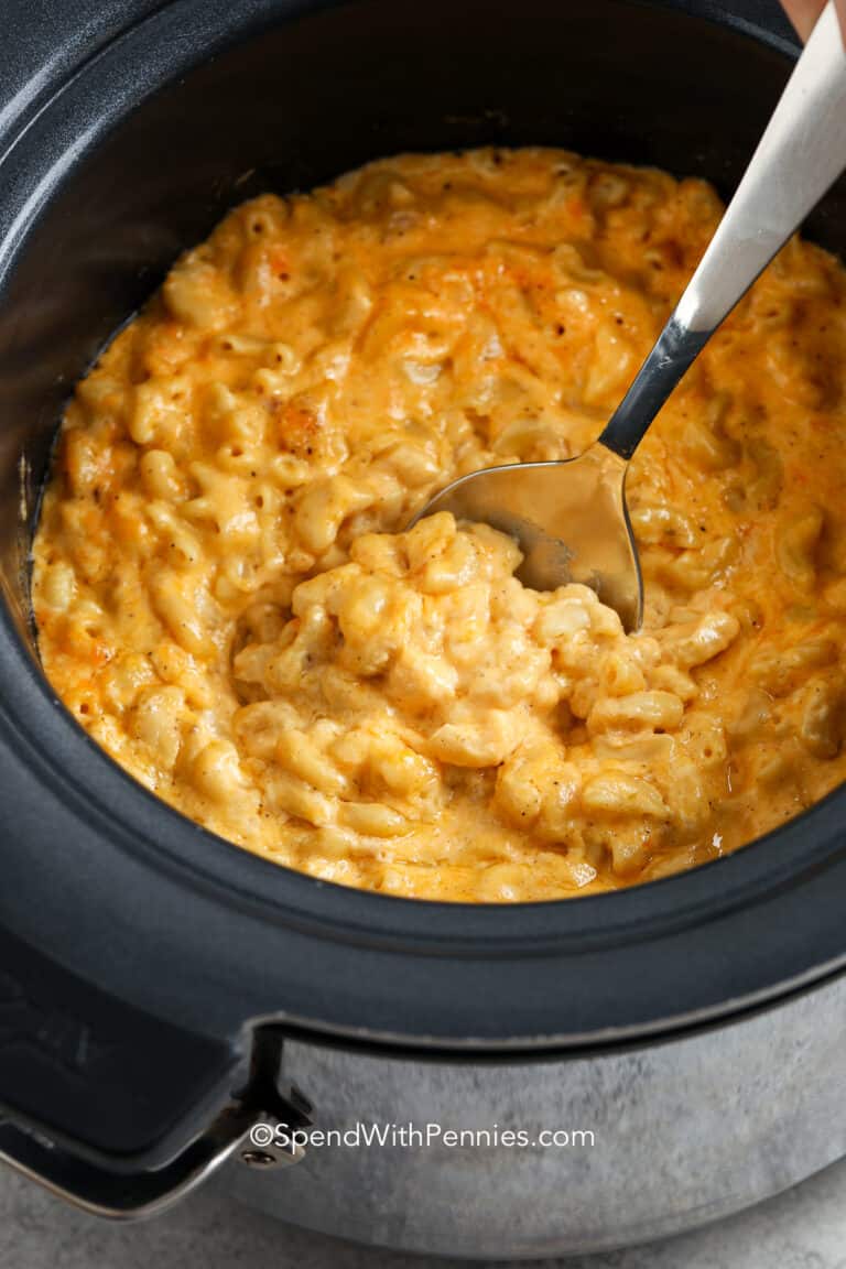 Crockpot Mac and Cheese - Spend With Pennies