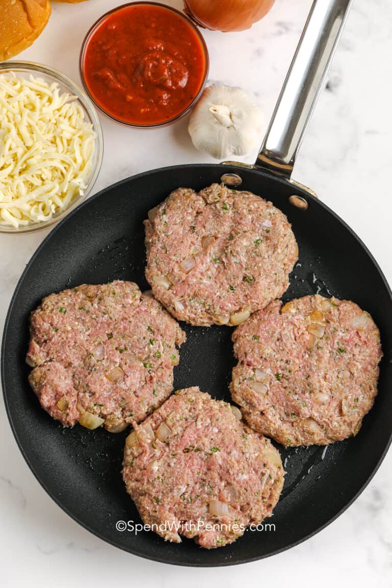Chicken Parmesan Burgers