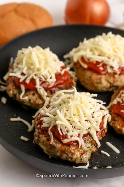 Chicken Parmesan Burgers
