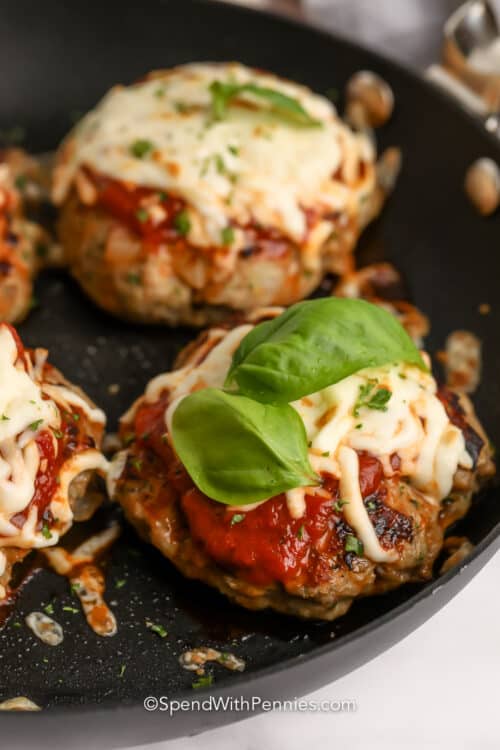 Chicken Parmesan Burgers