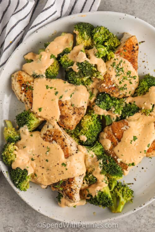 Cheesy Chicken and Broccoli - Spend With Pennies