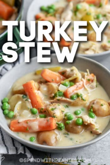 Hearty Turkey Stew (with leftover turkey)