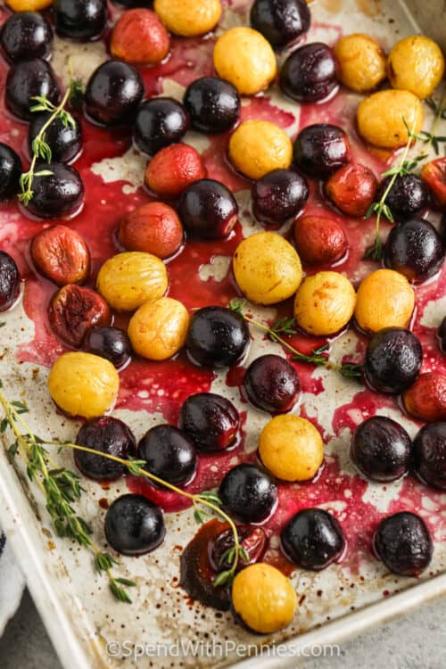 Balsamic Roasted Grapes