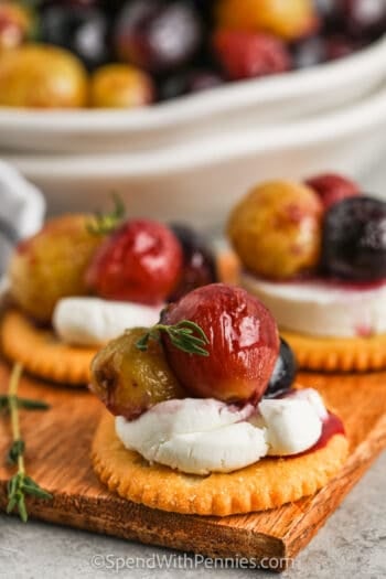 Balsamic Roasted Grapes