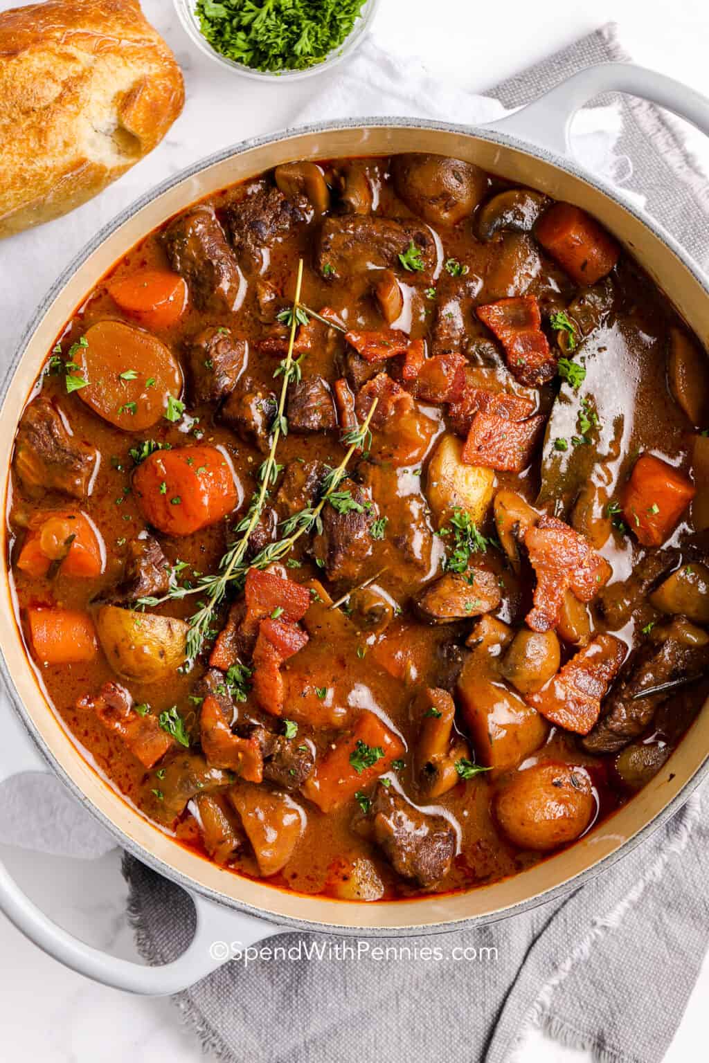 Coq au Vin - Spend With Pennies