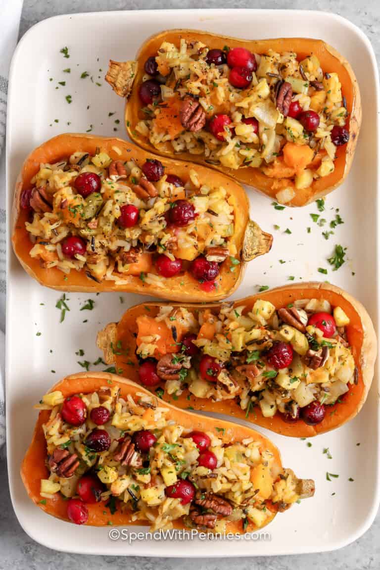 Maple Roasted Butternut Squash - Spend With Pennies