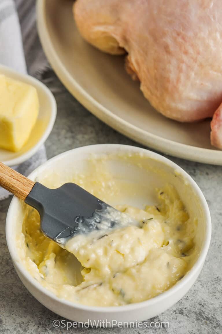 Garlic Butter Roast Chicken