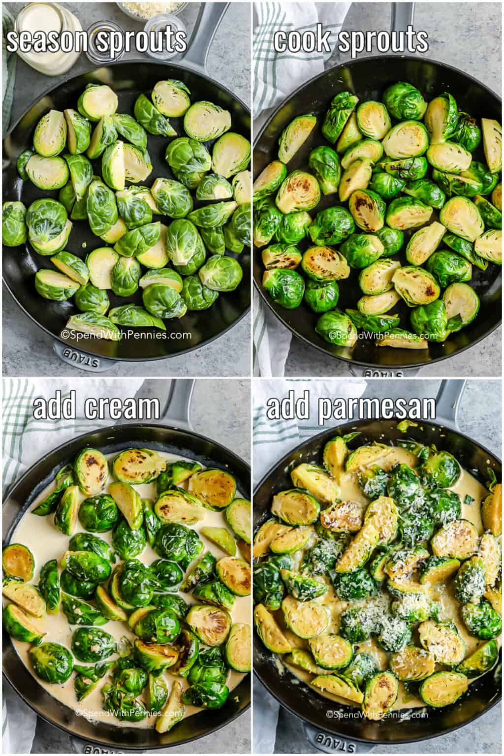 Creamy Brussels Sprouts