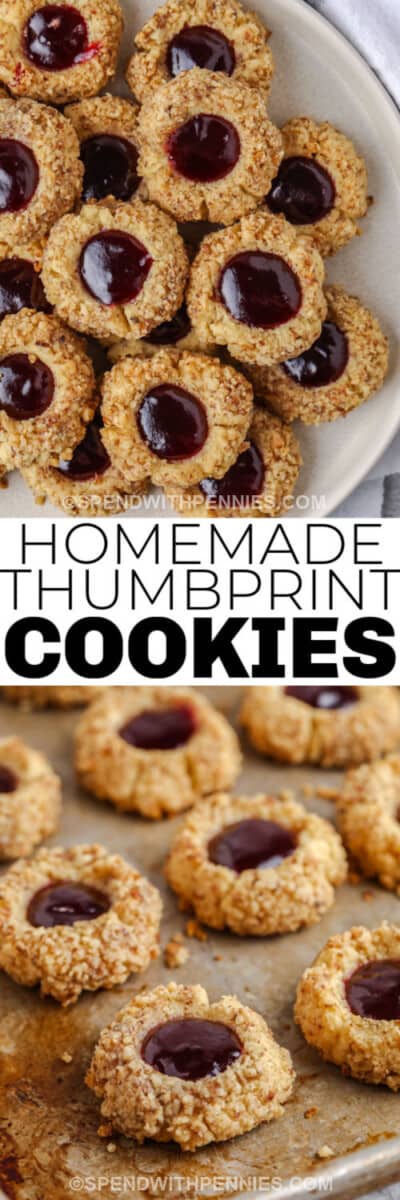 Classic Thumbprint Cookies - Spend With Pennies