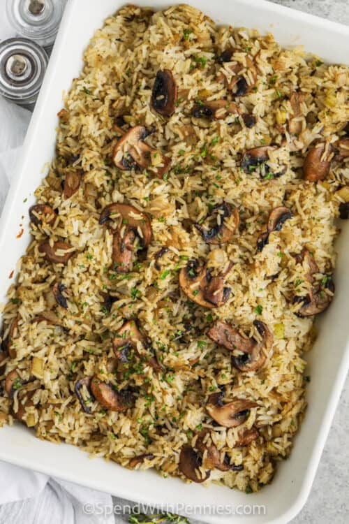 Our Favorite Mushroom Rice