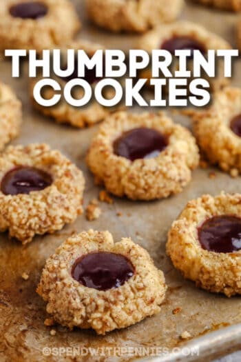 Classic Thumbprint Cookies - Spend With Pennies