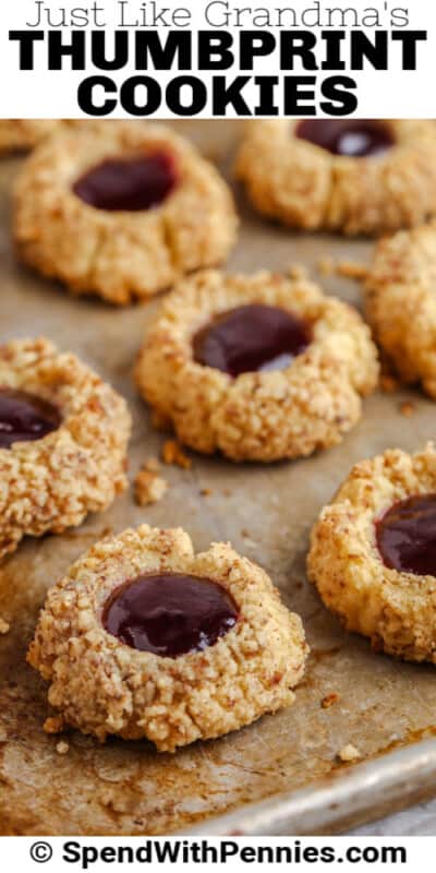 Classic Thumbprint Cookies - Spend With Pennies
