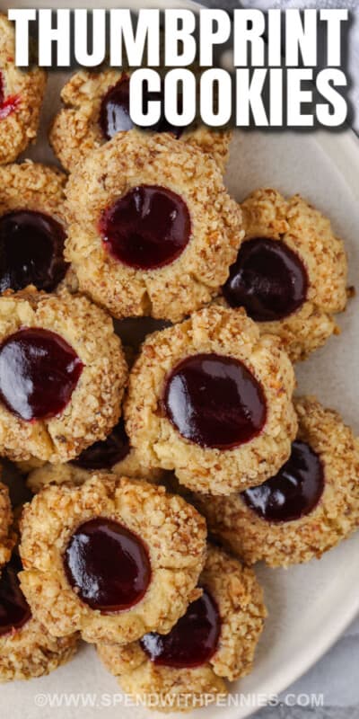 Classic Thumbprint Cookies - Spend With Pennies