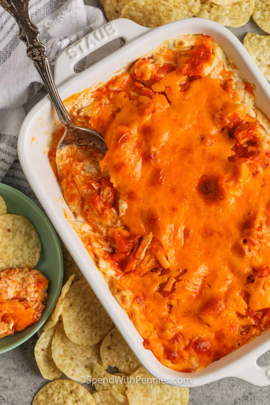 The Best Buffalo Chicken Dip - Spend With Pennies