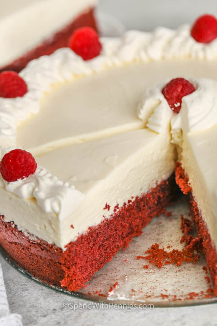 Easy Red Velvet Cheesecake