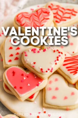 Valentine's Cookies - Spend With Pennies