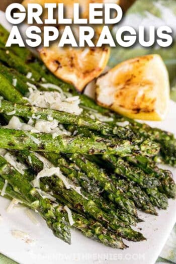 Easy Grilled Asparagus (with Parmesan) - Spend With Pennies