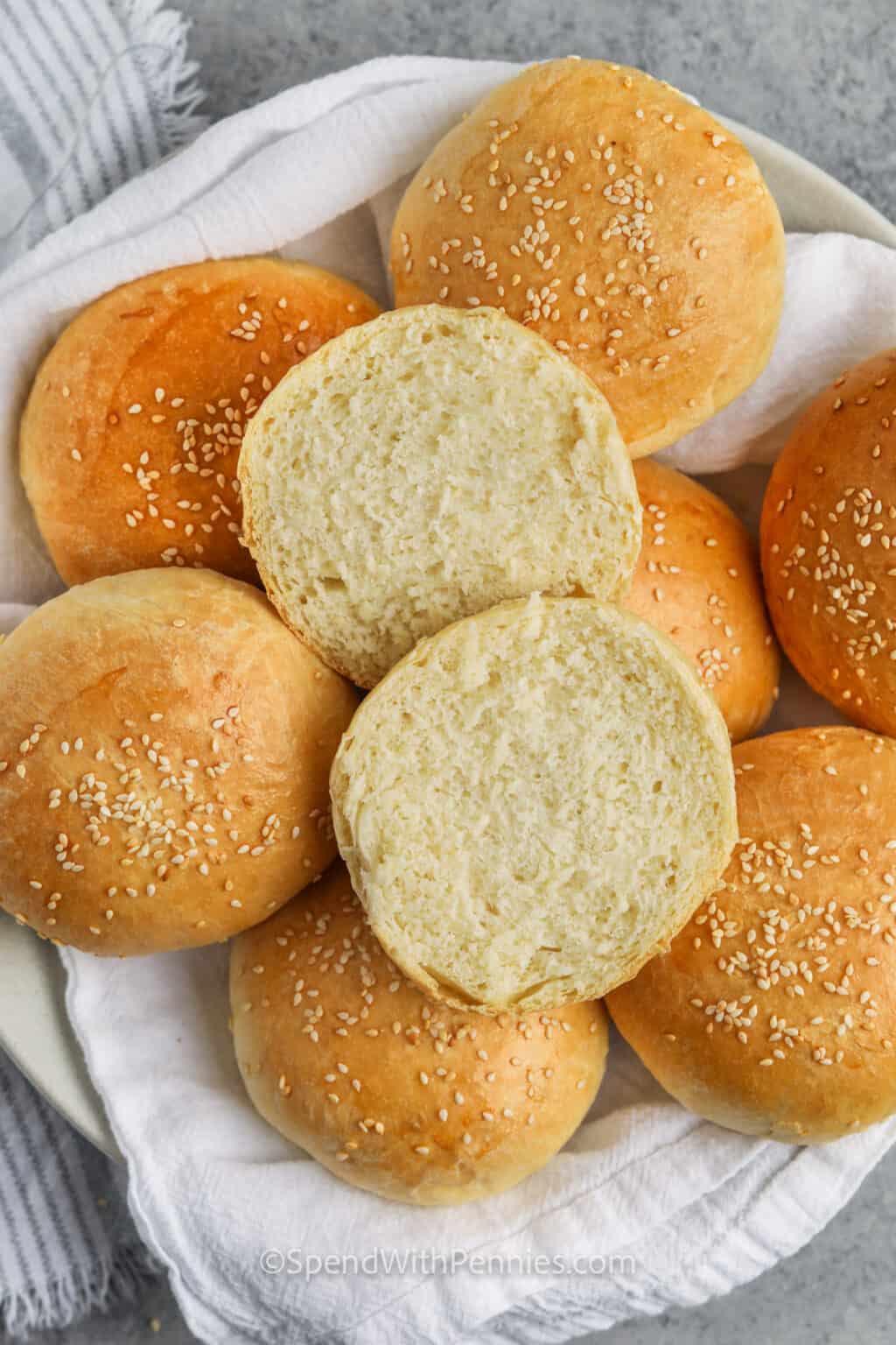 Homemade Hamburger Buns