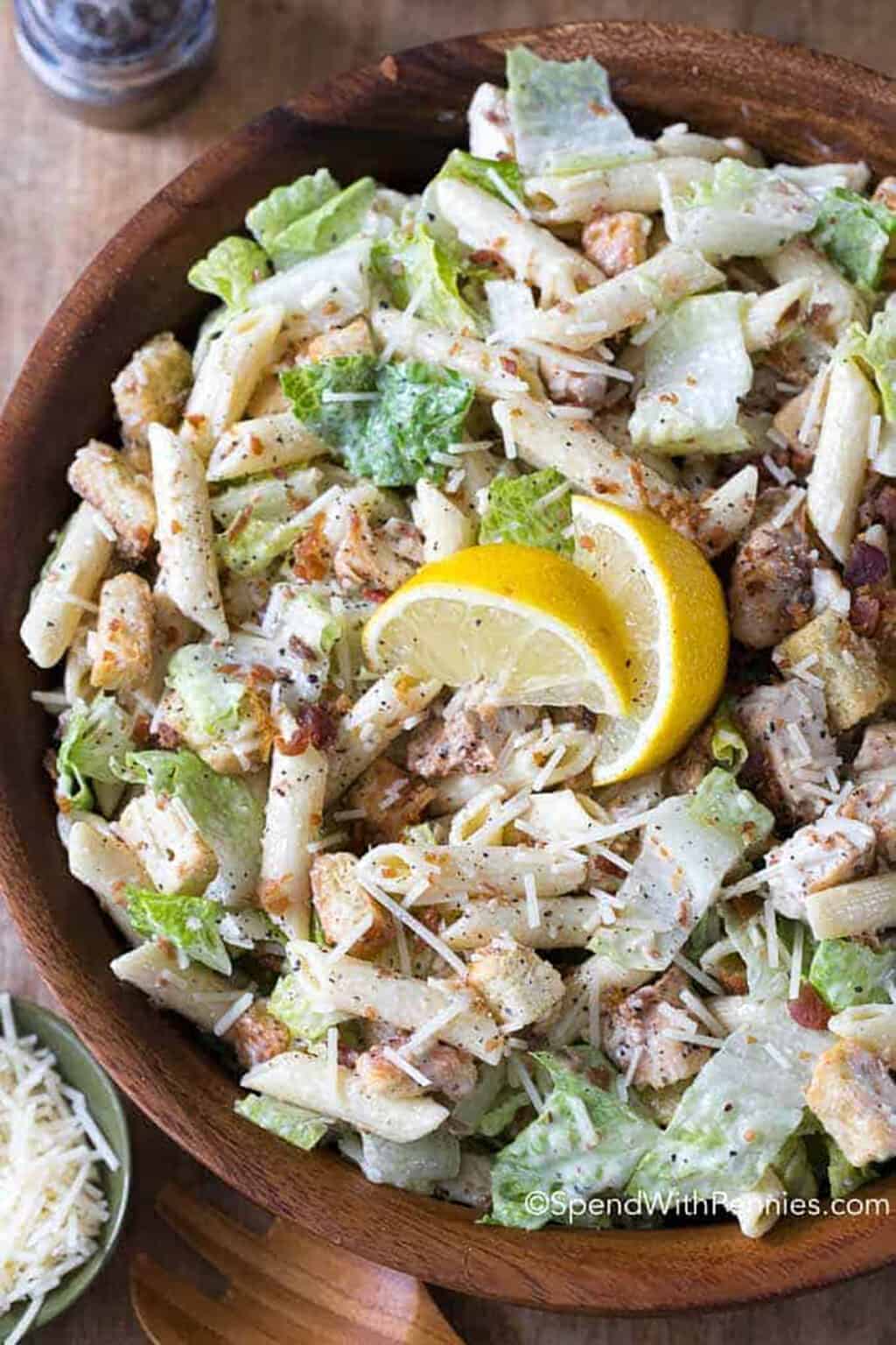 Caesar Pasta Salad - Spend With Pennies