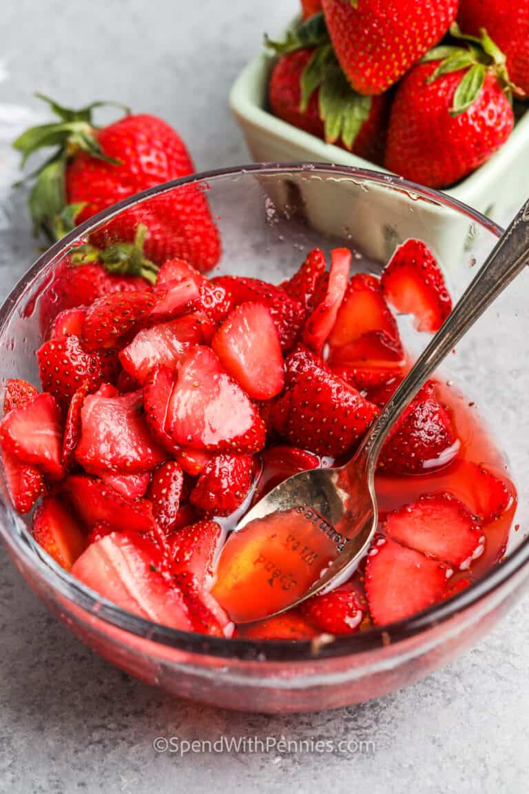 Macerated Strawberries