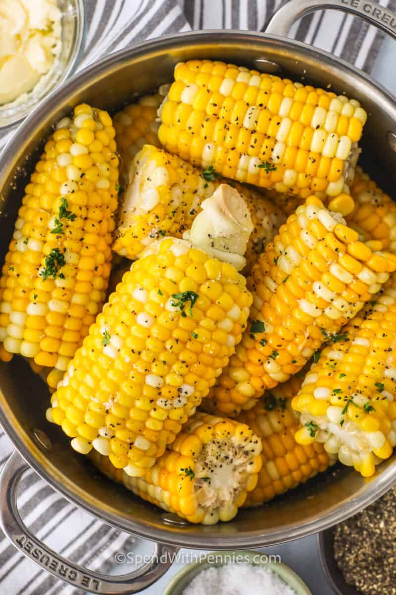 Baked Corn on the Cob (SO EASY!) - Spend With Pennies