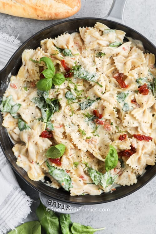 Creamy Bow Tie Pasta